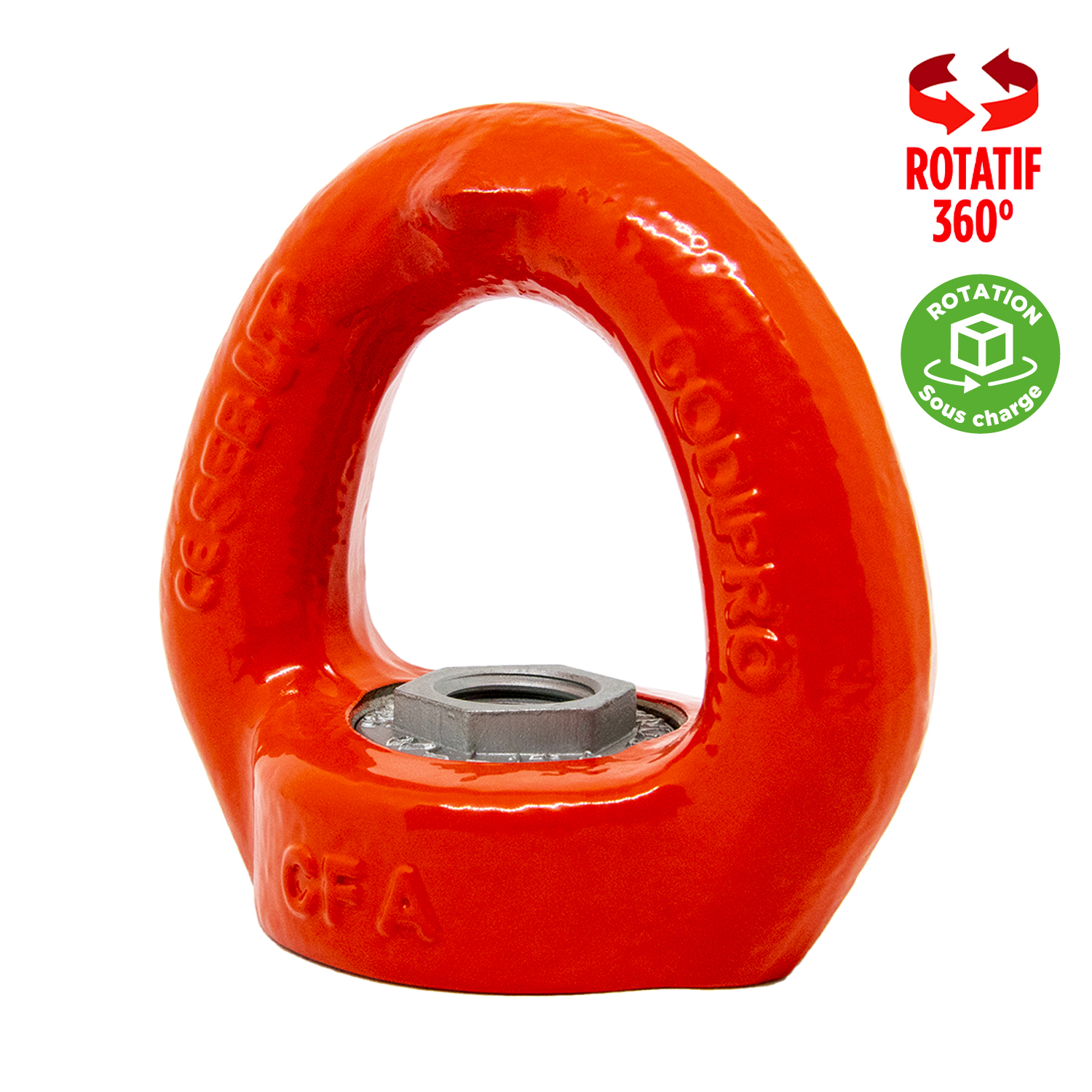 Anneau de levage à simple articulation femelle FE.SEB - TLM 77